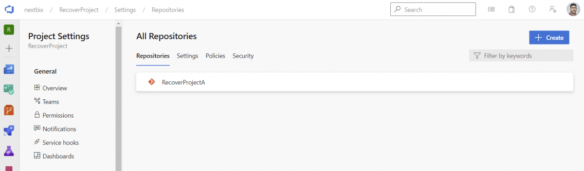 How to Recover Deleted Azure DevOps Repository?