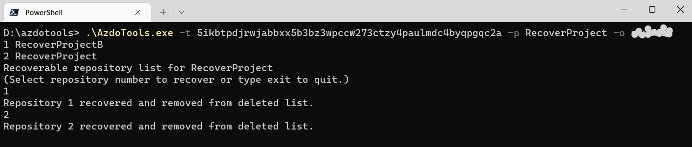 How to Recover Deleted Azure DevOps Repository?